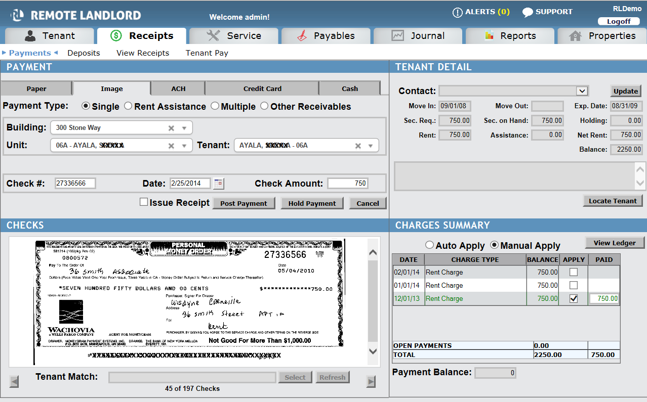 Accounting & Reporting - Remote Landlord